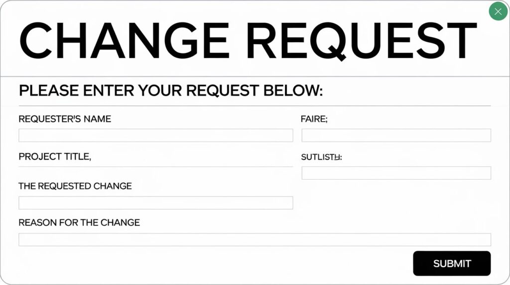 MCA Change Request Form (CRF) – Correct Master Data