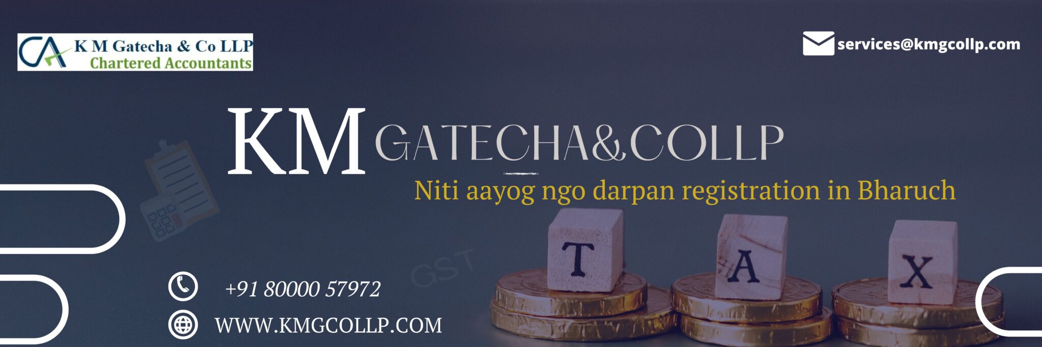 #1 Best Niti aayog ngo darpan registration in Bharuch | KMG CO LLP