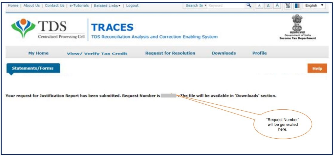 TRACES: How to Download the Form 26QB Justification Report - KMG CO LLP