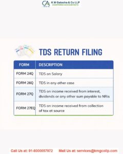 Form 27Q – NRI TDS Return | KMG CO LLP